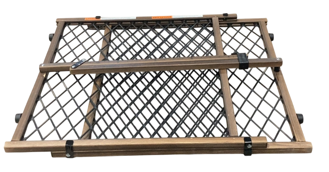 Evenflo Position & Lock Adjustable Wood Baby Gate, Farmhouse Collectio ...