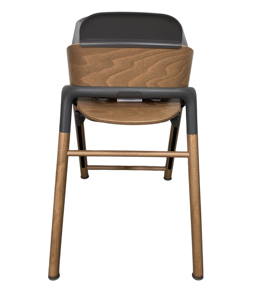 Bugaboo Giraffe High Chair Complete, Warm Wood And Gray