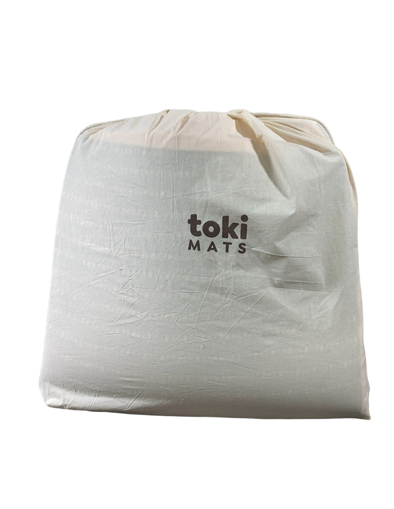 Toki Mats Standard Padded Play Mat 40" x 40", Rainbow Cream