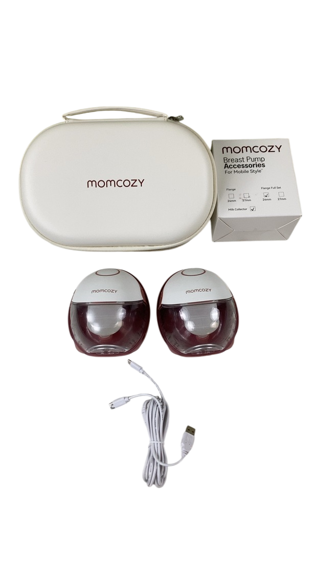 Momcozy Mobile Style Hands-free Breast Pump Double, Cozy Red — GoodBuy Gear