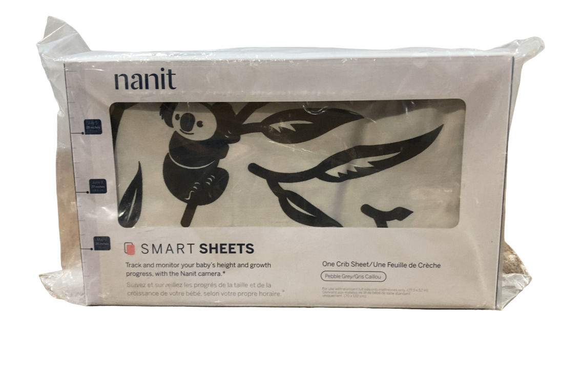 Nanit Smart Sheet, Pebble Grey — GoodBuy Gear