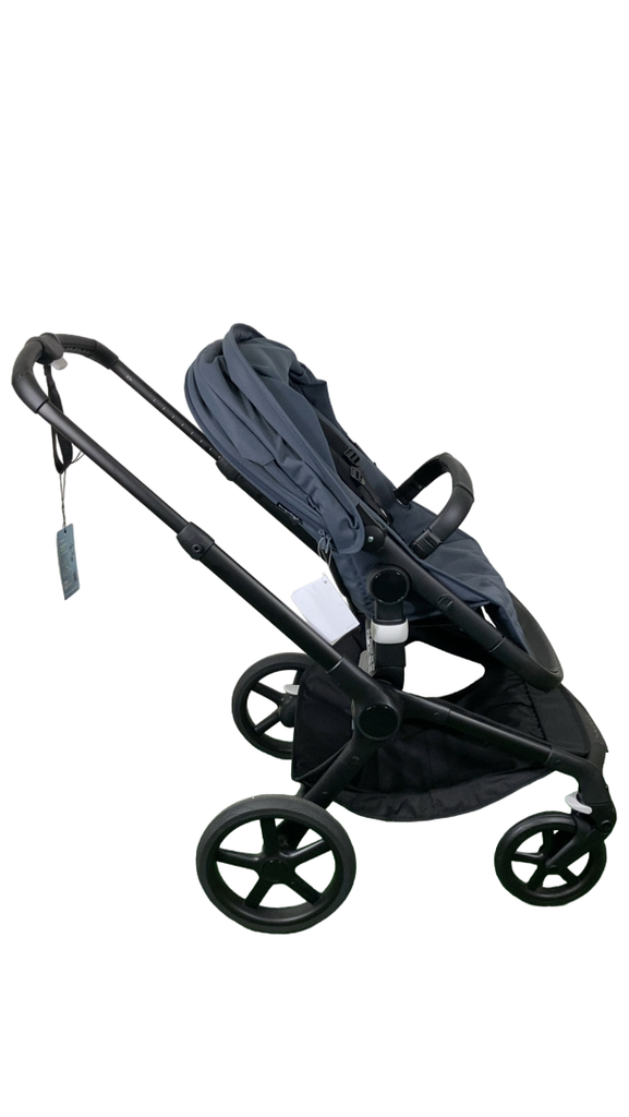 Bugaboo Fox 5 Stroller, 2024, Black Frame, Stormy Blue