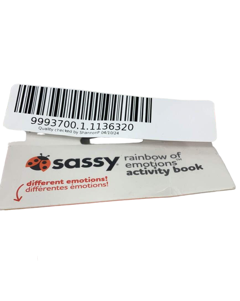 Sassy Rainbow Of Emotions Activity Book Learning Toy