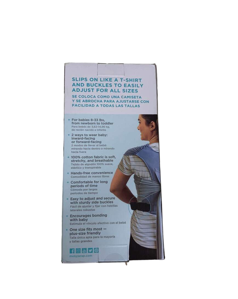 Moby Easy Wrap, Smoked Pearl