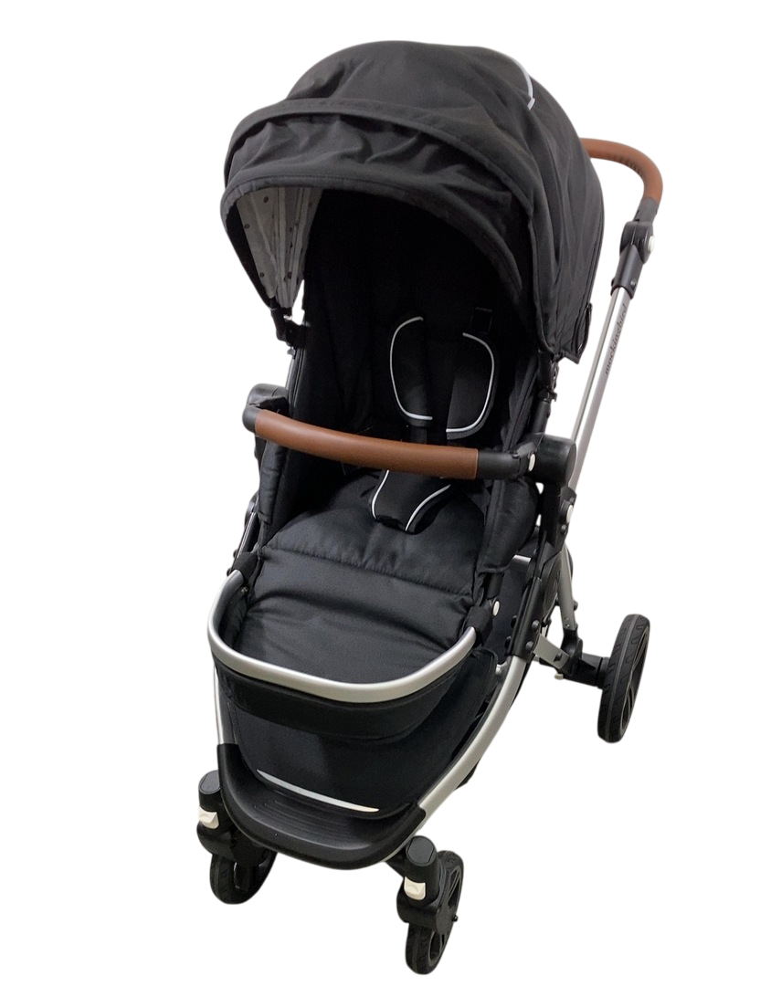 Mockingbird Single 2.0 Stroller, Black, Watercolor Drops, Silver With ...