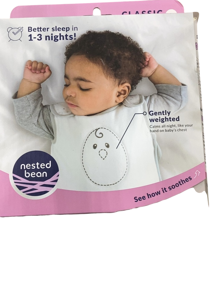 Nested Bean Zen Sack Classic Wearable Blanket, 0.5 TOG, Grey Mist, Sma ...