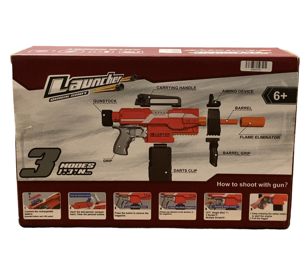 Launcher Quick Shot QHX-551A-3 Toy Gun Blaster — GoodBuy Gear