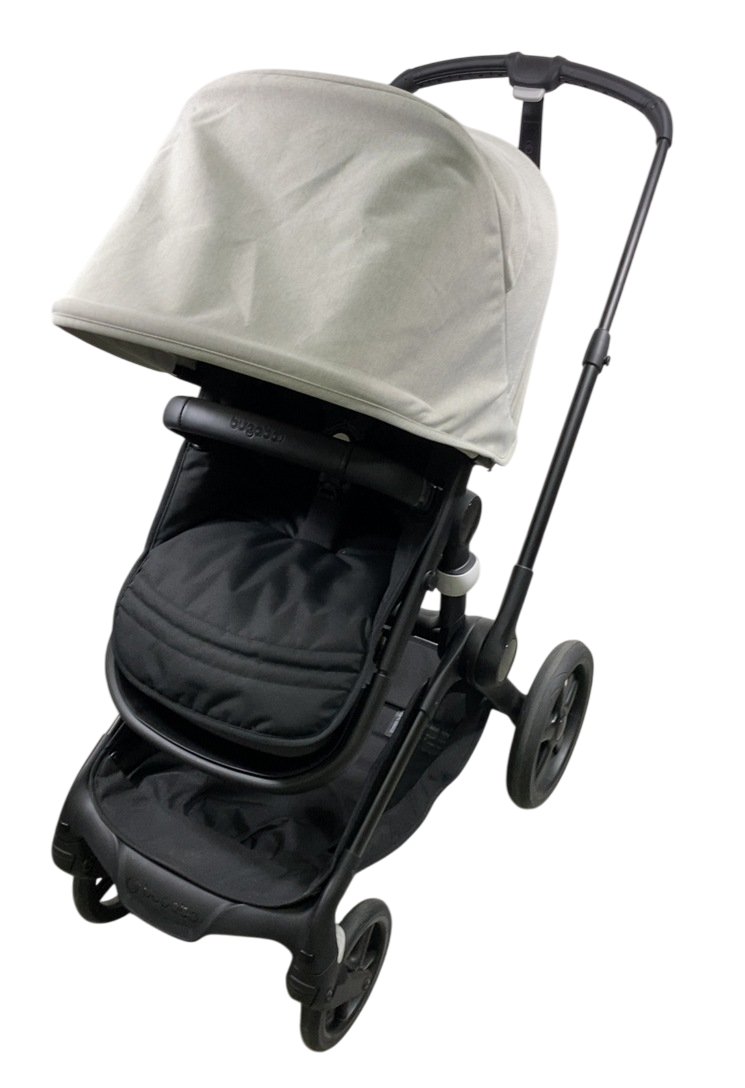 Bugaboo Fox 5 Stroller, 2024, Black Frame, Misty White - Midnight Blac ...