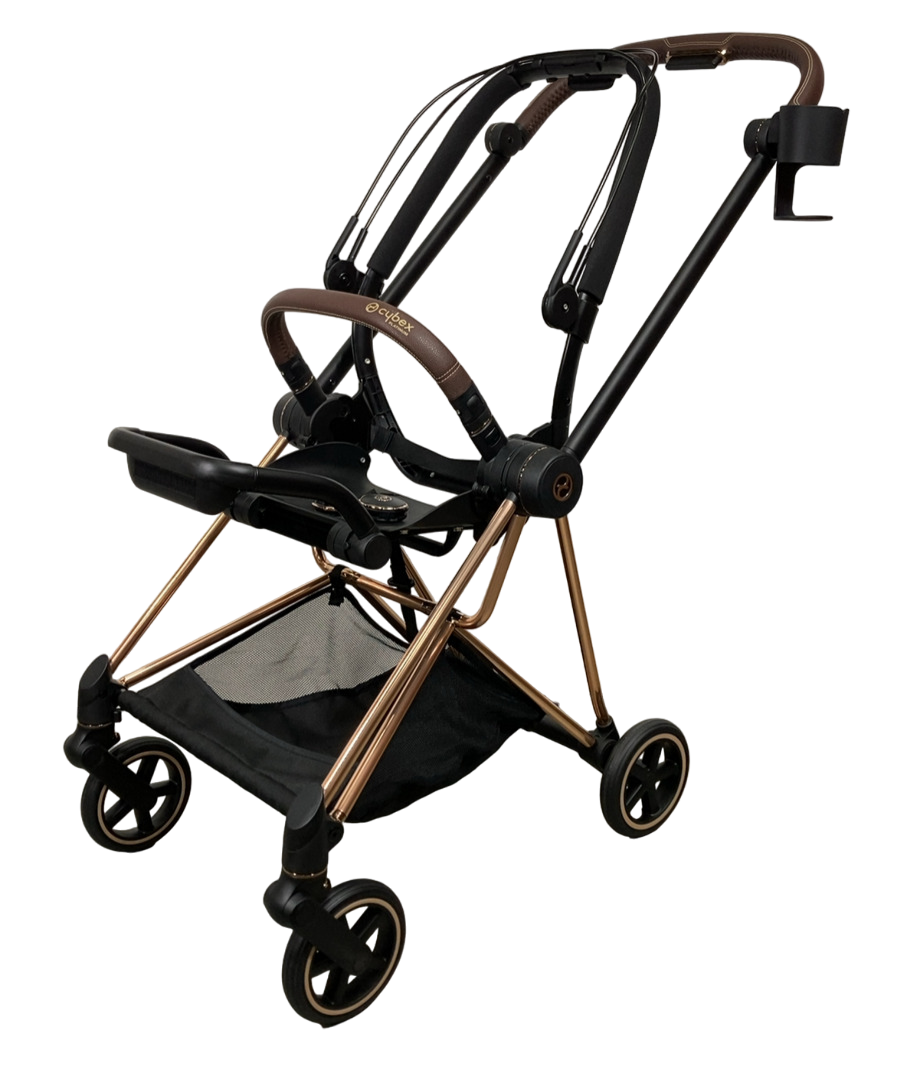 Cybex Mios3 Stroller Frame, Rose Gold/Brown — GoodBuy Gear