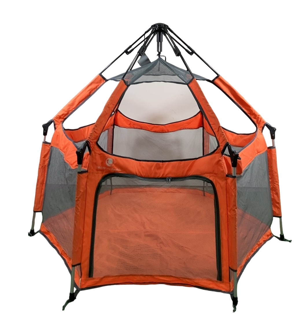 California Beach Company Pop 'N Go Playpen, Orange — GoodBuy Gear