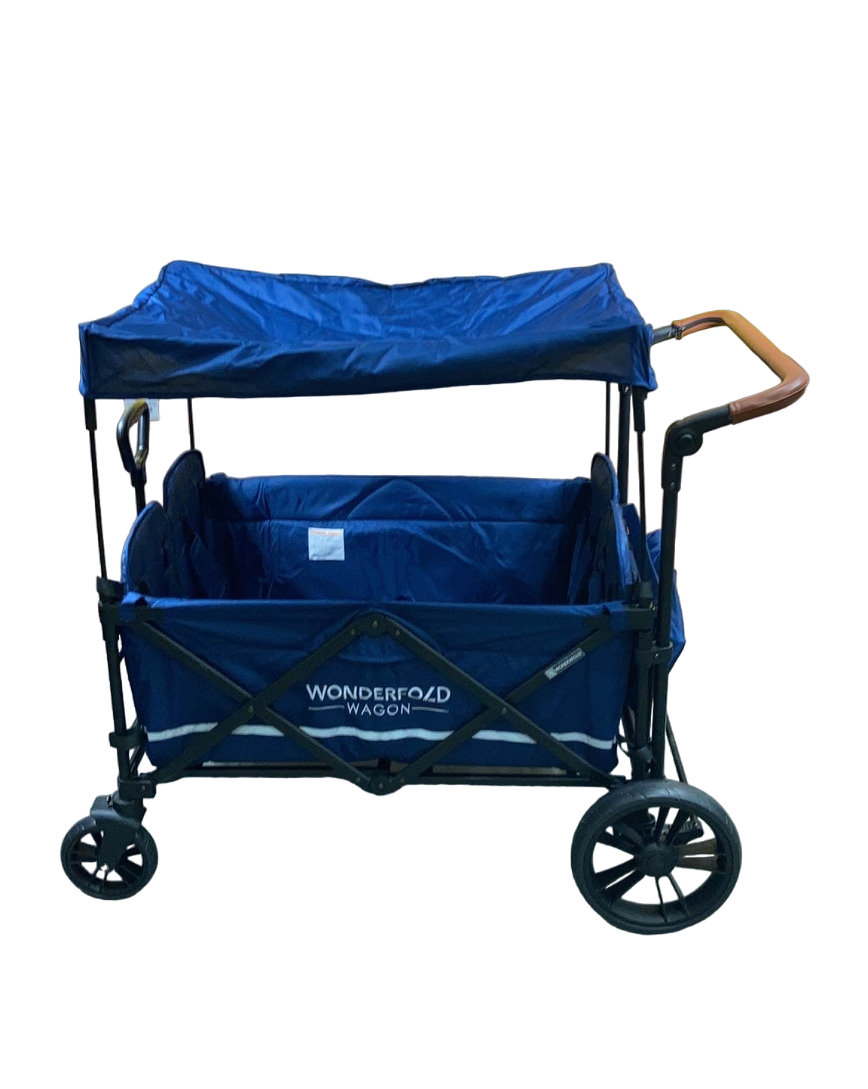 Wonderfold X4 Push & Pull Quad Stroller, 2023, Navy — GoodBuy Gear