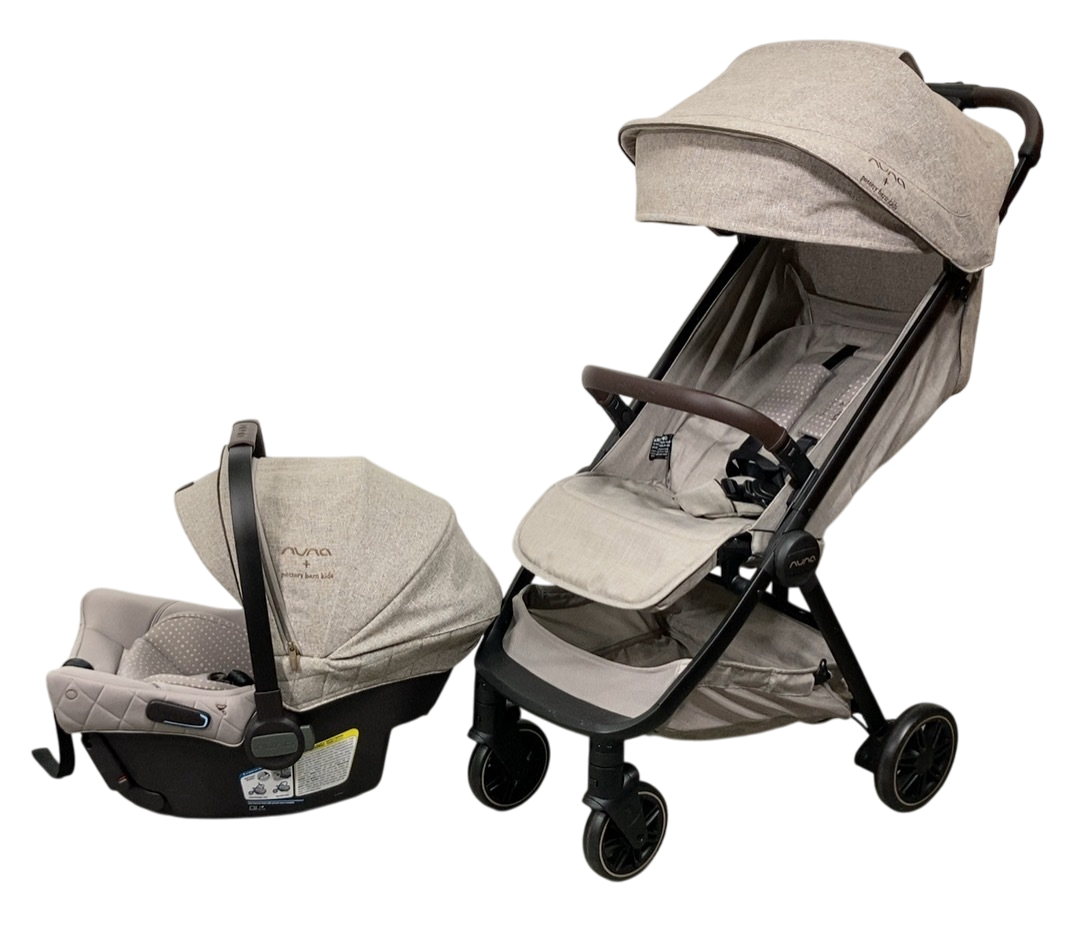 Nuna TRVL + Pipa Urbn Travel System, 2023, Droplet Dot — GoodBuy Gear