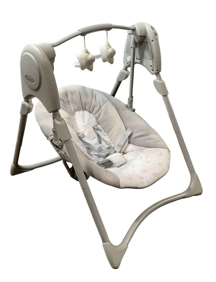 Graco Slim Spaces Compact Baby Swing, Reign — GoodBuy Gear