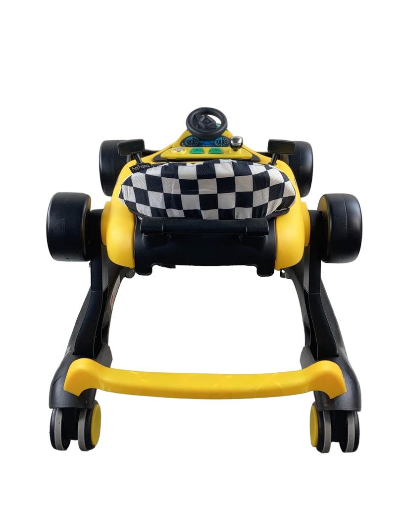 Baby Joy 4-in-1 Race Car Baby Walker, Yellow