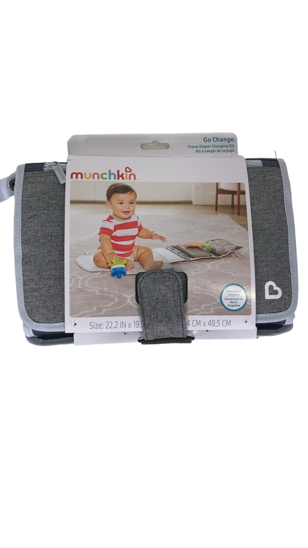 Munchkin Portable Diaper Changing Kit, Grey — GoodBuy Gear