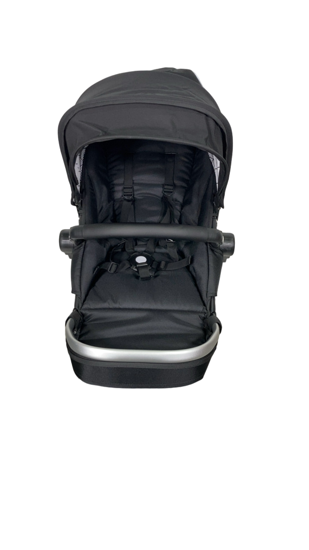 Mockingbird 2nd Seat Kit 2.0, Black, Windowpane, Silver With Black Lea ...