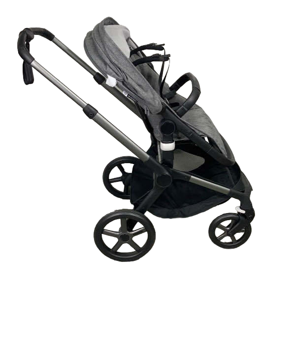 Bugaboo Fox 5 Stroller, Graphite Frame, Grey Melange, 2023