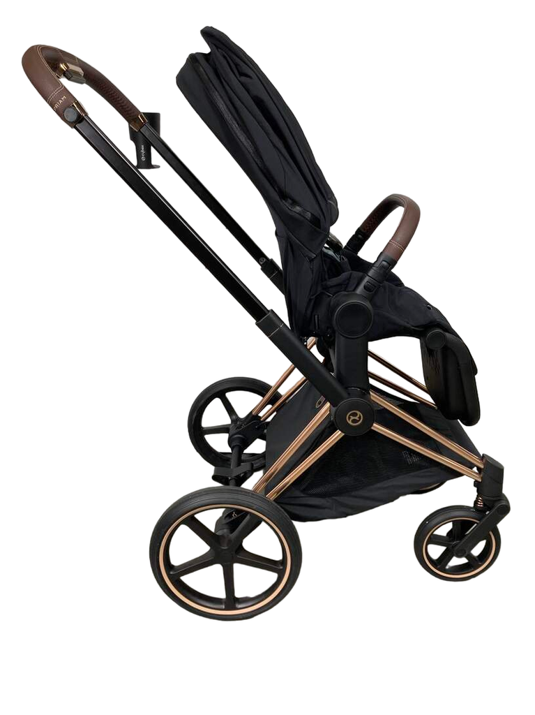 Cybex PRIAM Stroller, Deep Black, Rosegold, 2023