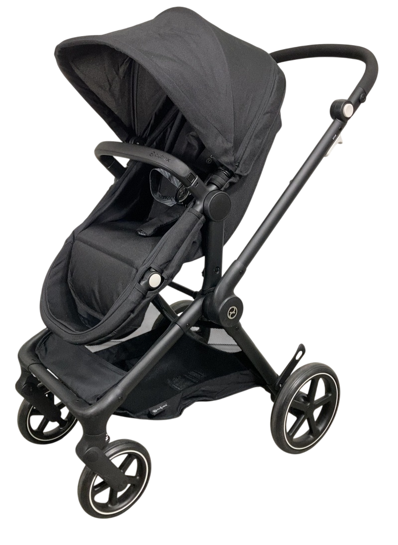 Cybex Eos Stroller, 2024, Black, Moon Black — GoodBuy Gear