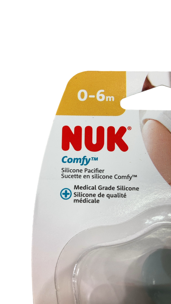NUK Comfy Pacifier, 1 Pack, 0-6 Months, Blue