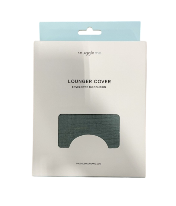 Snuggle Me Organic Lounger Curve Muslin Covers, Slate — GoodBuy Gear