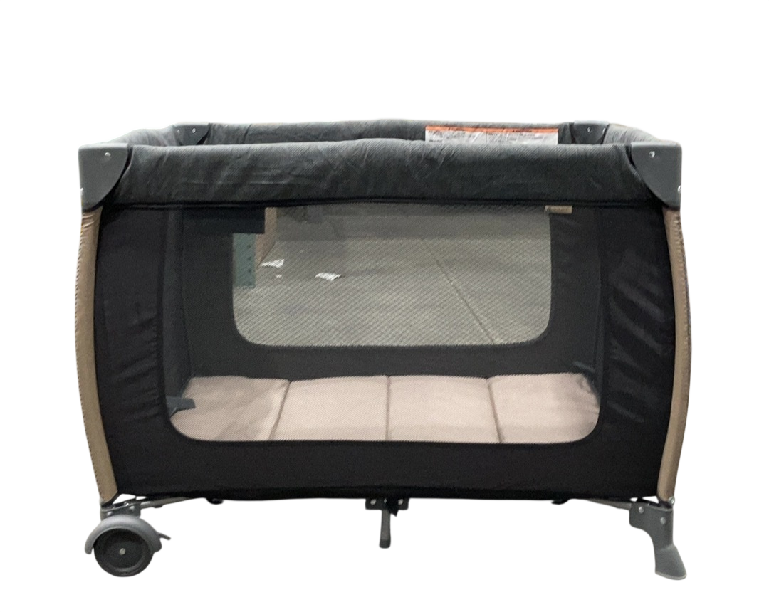 Monbebe Play Yard with Full-Size Rocking Bassinet, Castle Point ...