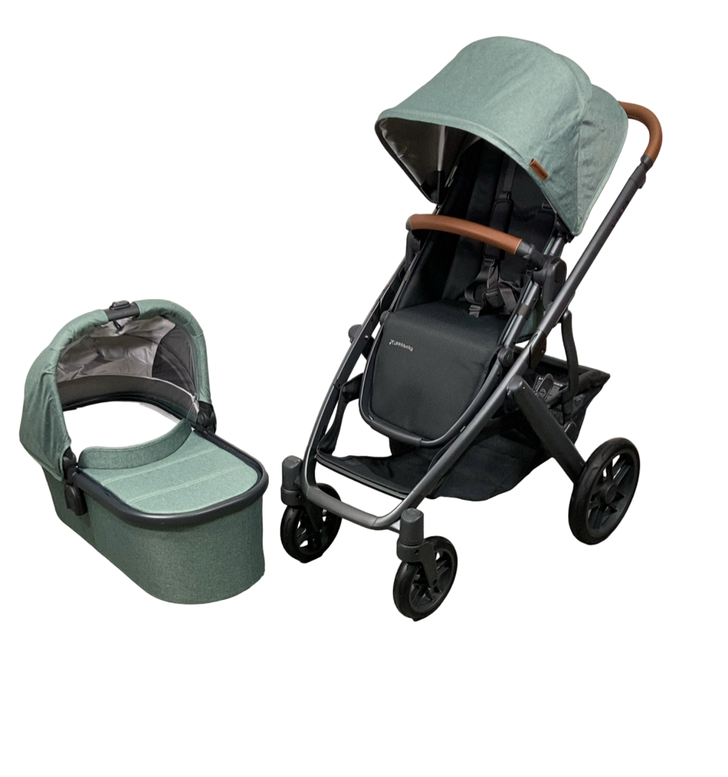 UPPAbaby VISTA V2 Stroller, 2024, Emmett (Green Melange) — GoodBuy Gear