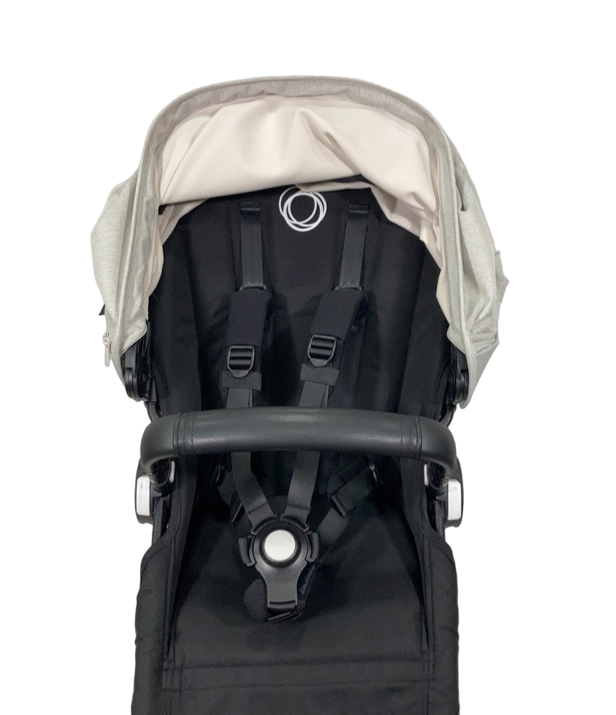 Bugaboo Donkey 5 Duo Extension Set, 2022, Black, Misty White