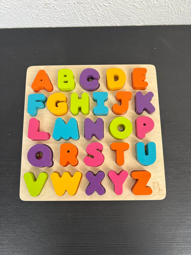 B. toys Wooden Alphabet Puzzle
