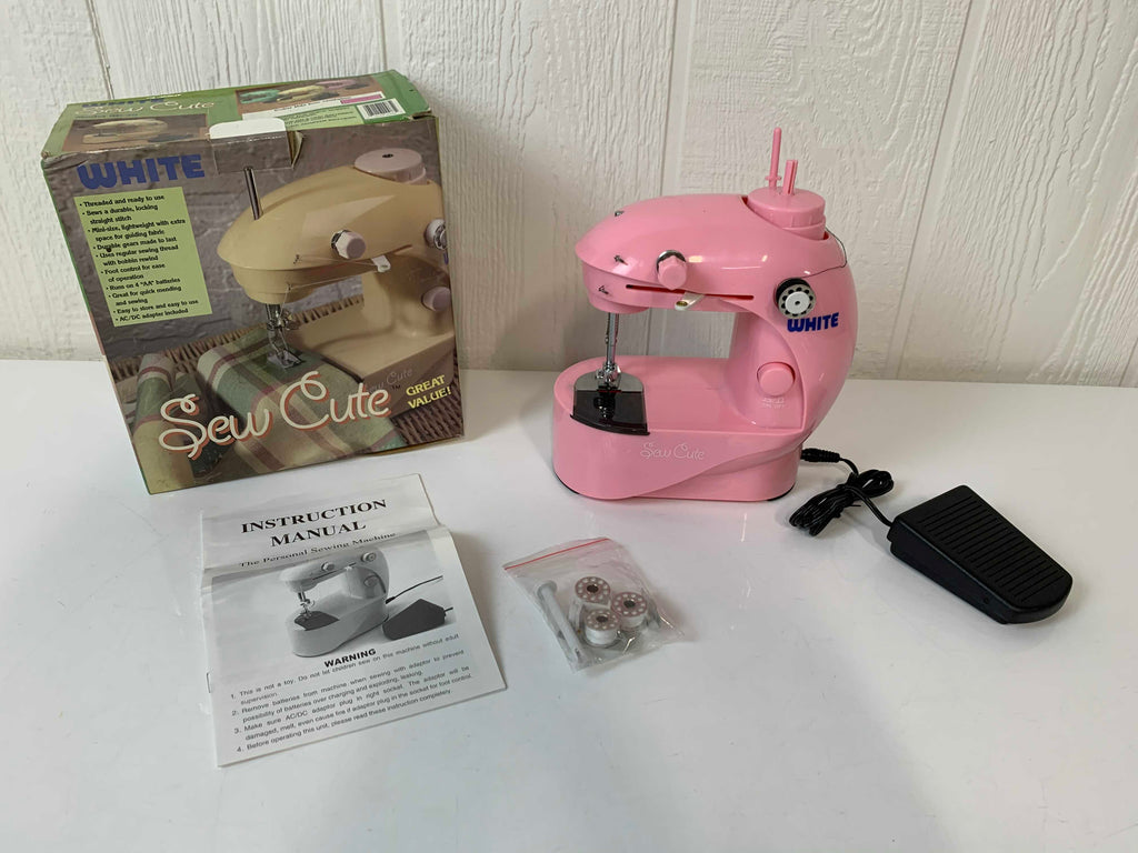 White Sew Cute Sewing Machine