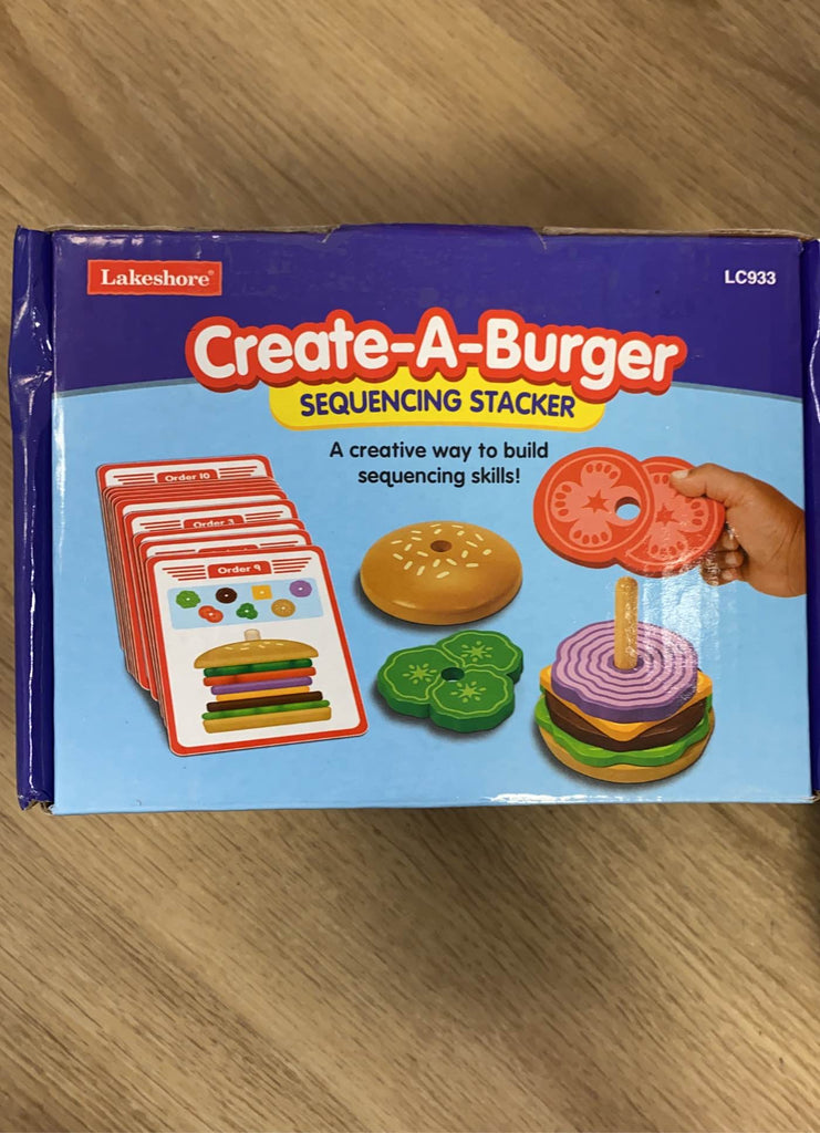 Lakeshore Create-A-Burger Sequencing Stacker