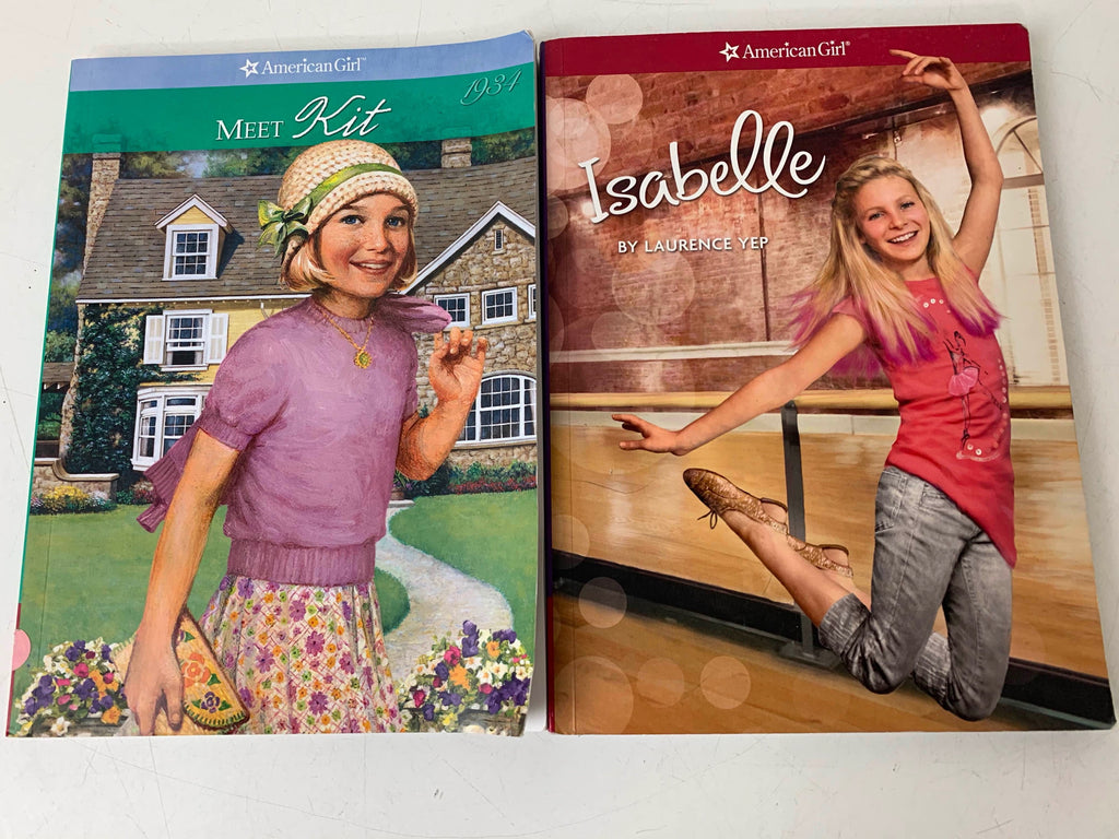 BUNDLE American Girl Books, Kit And Isabelle