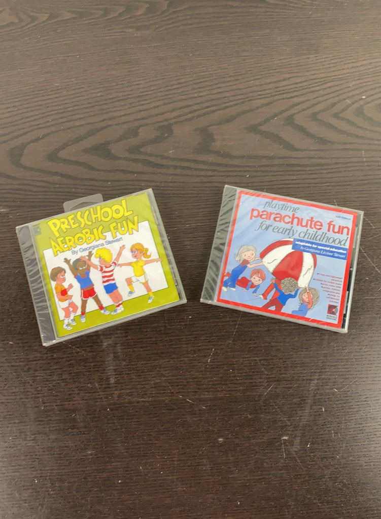 Kimbo Educational Preschool Aerobic Fun & Playtime Parachute Fun Cd’s