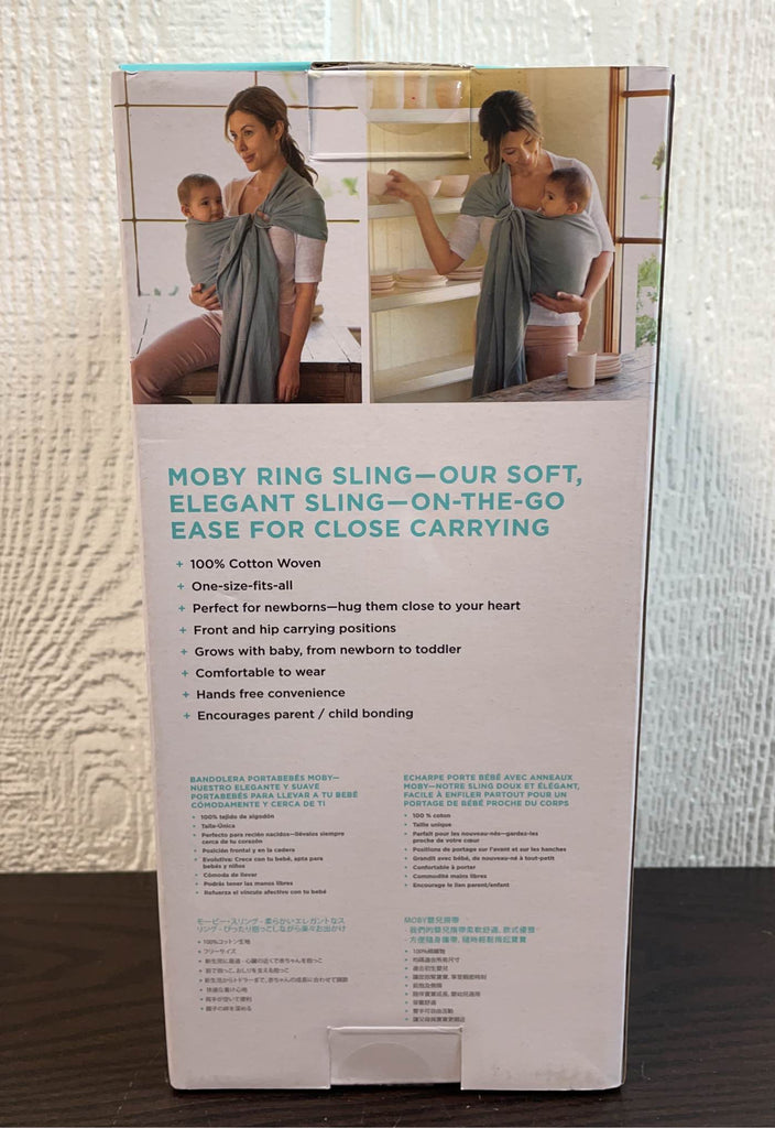 Moby Ring Sling, Pewter