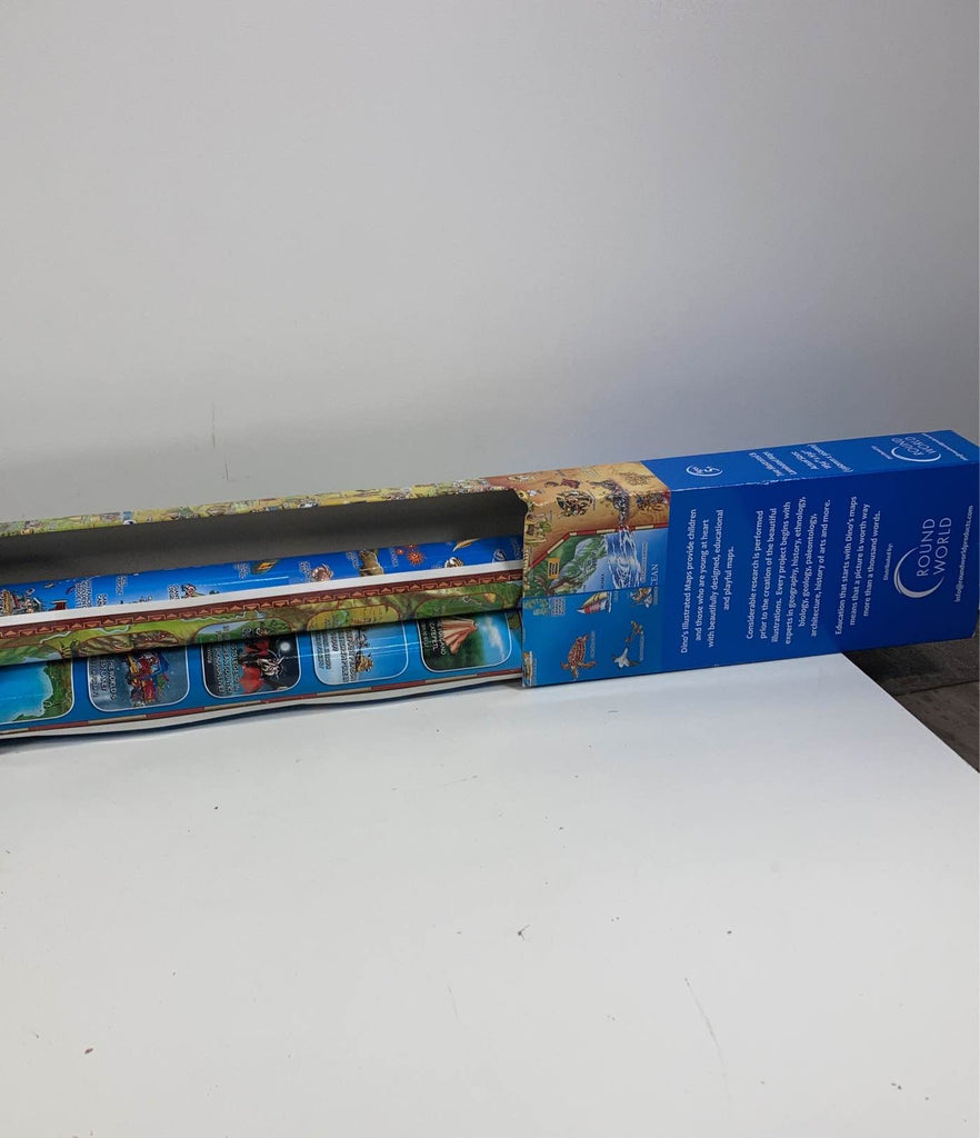 Dino Maps Illustrated Maps Of The World