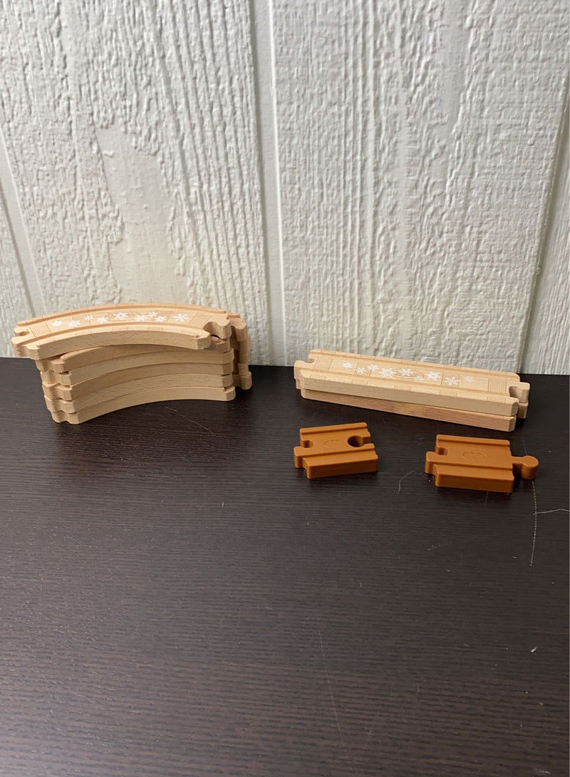 Thomas & Friends Wooden Train Tracks And Accessories, Snowy Rails Set