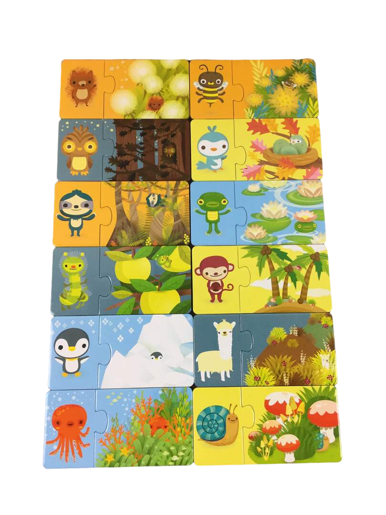 DJECO Puzzle Duo, Hide and Seek