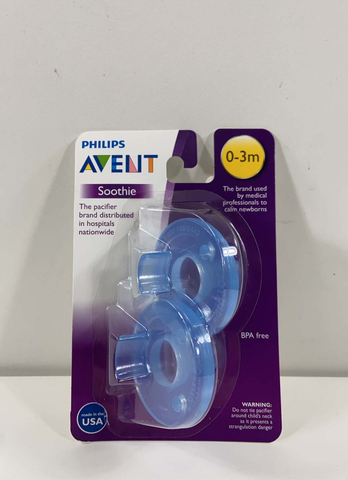 Philips Avent Soothie Pacifiers, Blue, 0-3 Months, 2 Pack — GoodBuy Gear