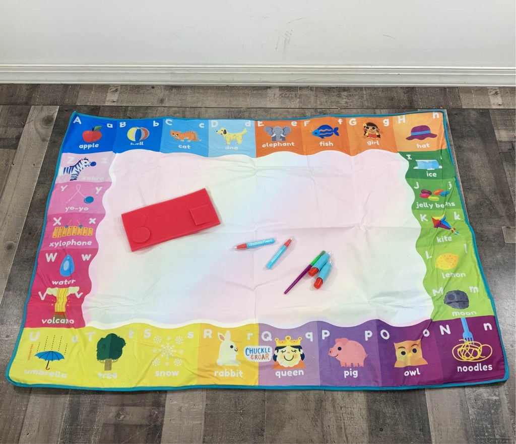 Chuckle And Roar Jumbo 4' x 3' Aqua Draw Doodle Mat