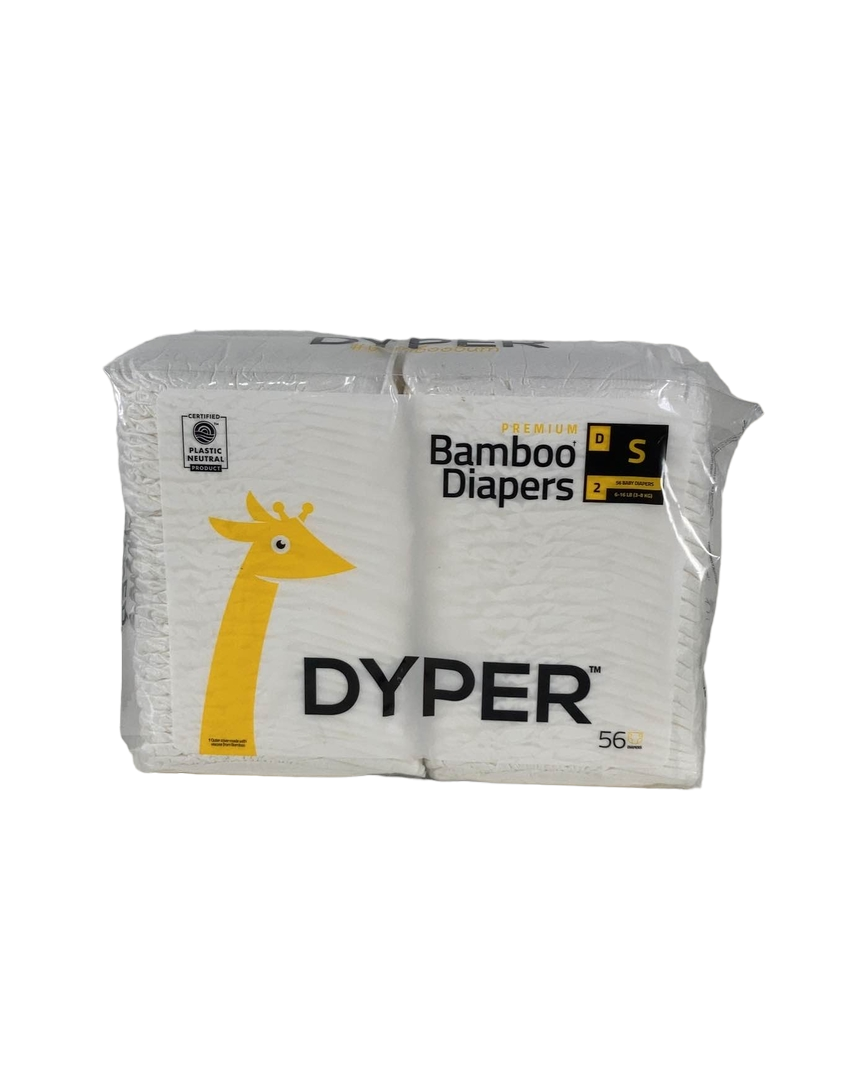 DYPER Bamboo Diapers, S, 56 Count — GoodBuy Gear