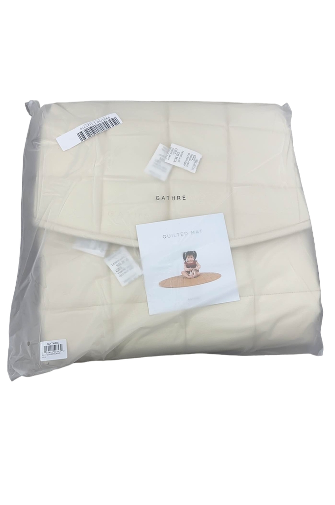 Gathre Quilted Mini Mat, Circle, Ivory