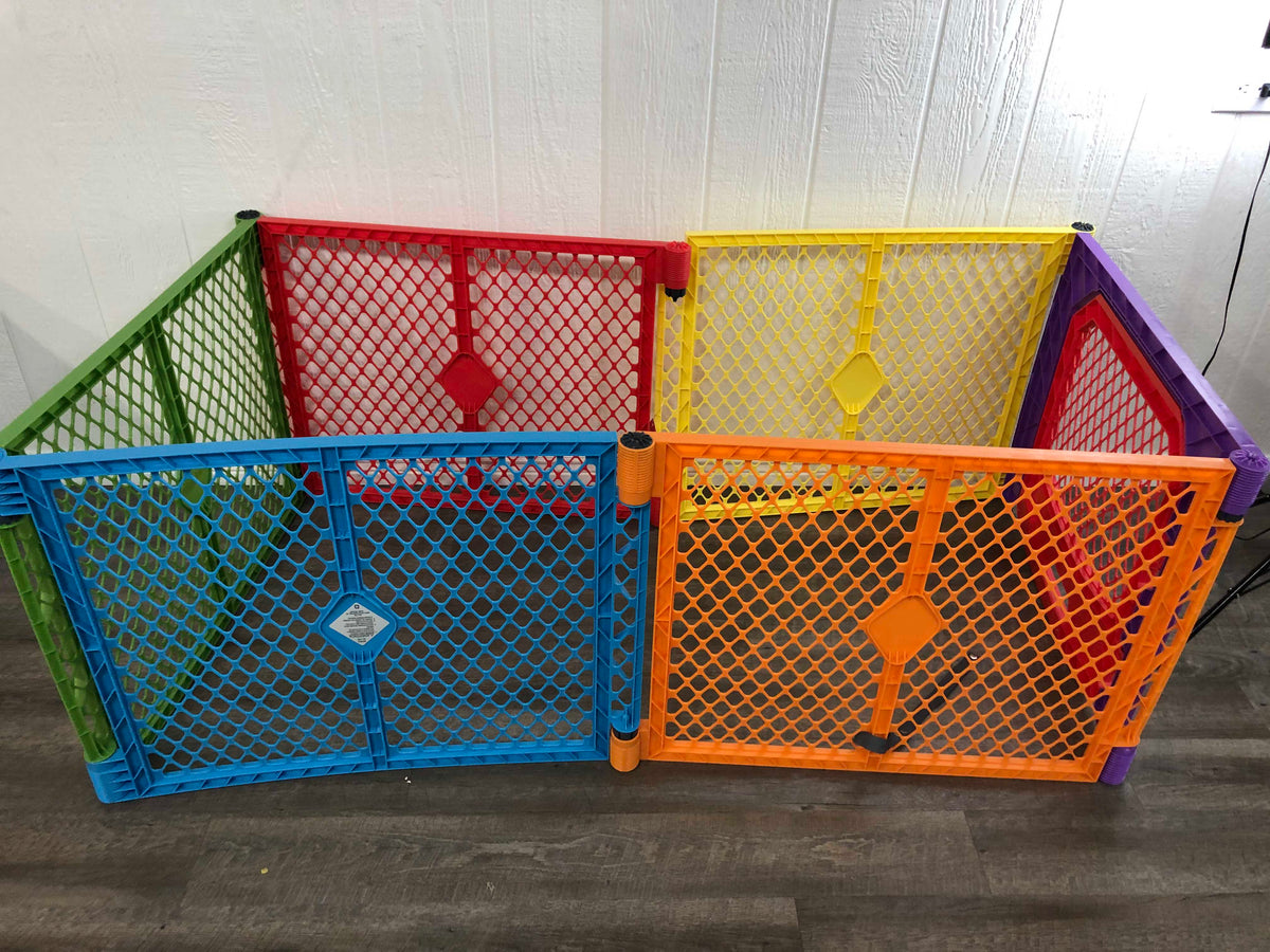 North States Superyard Colorplay Ultimate Playard, 6 Panel — GoodBuy Gear
