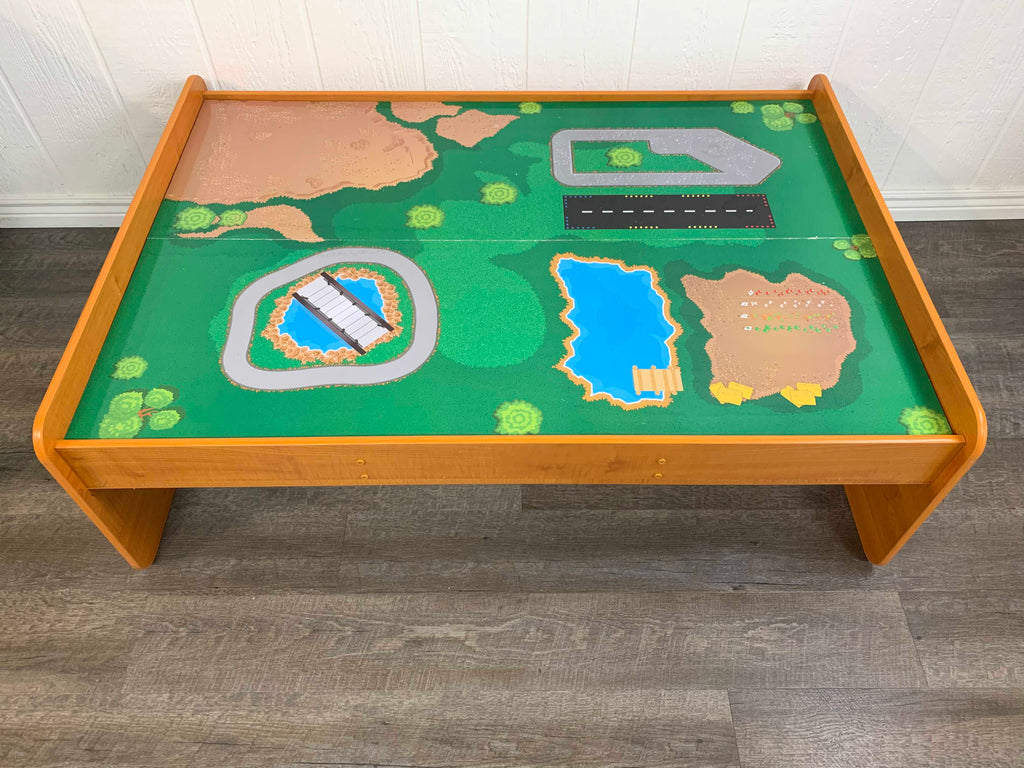 KidKraft Adventure Town Railway Train Set and Table