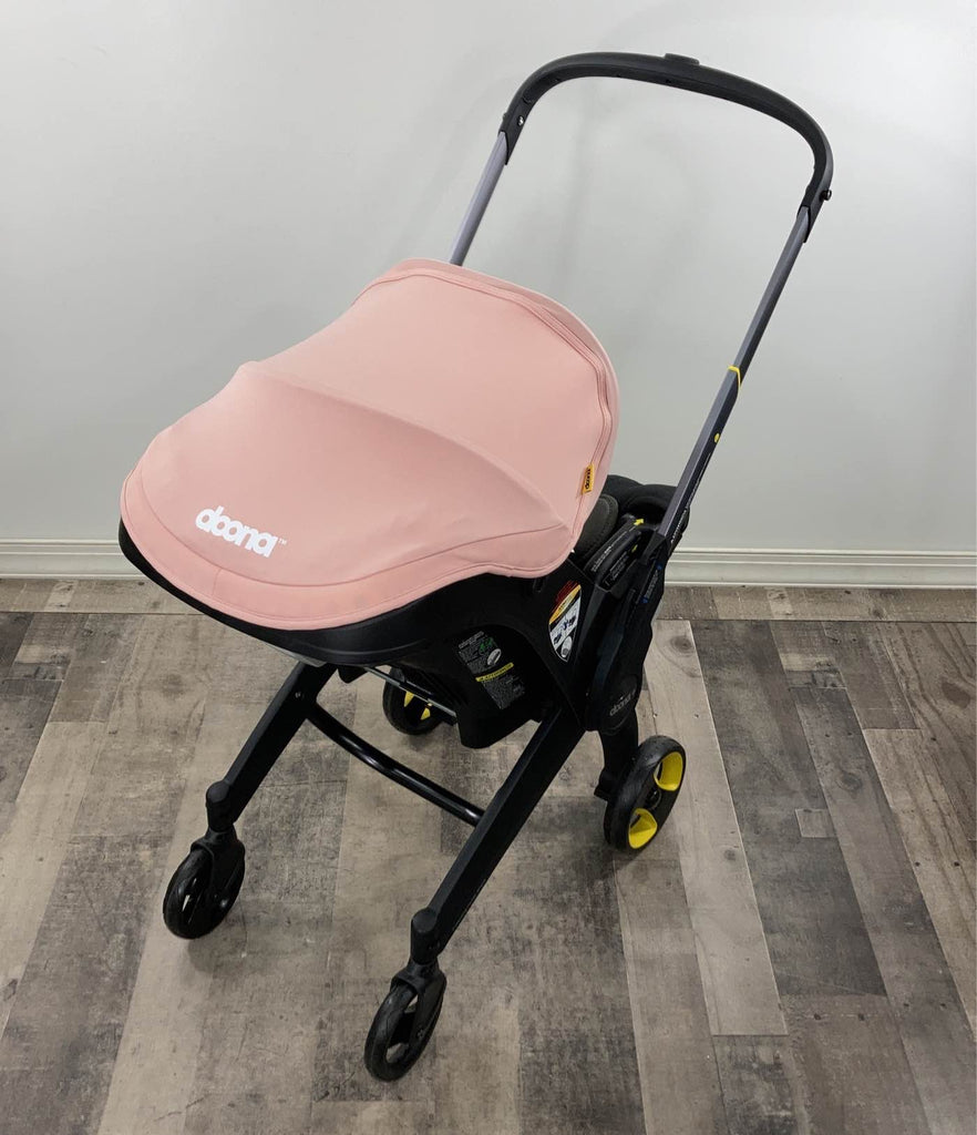 Doona Infant Car Seat & Stroller Combo, Blush Pink, 2021