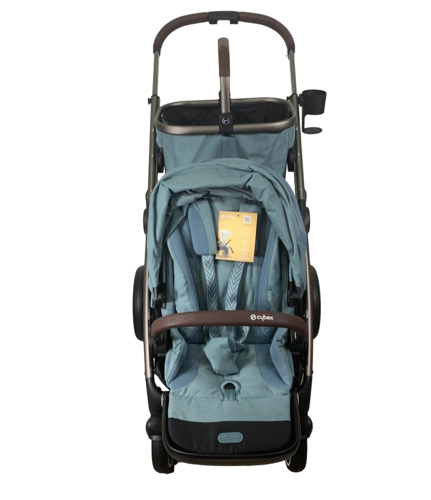 Cybex Gazelle S Modular Stroller, Taupe Frame, Sky Blue, 2022