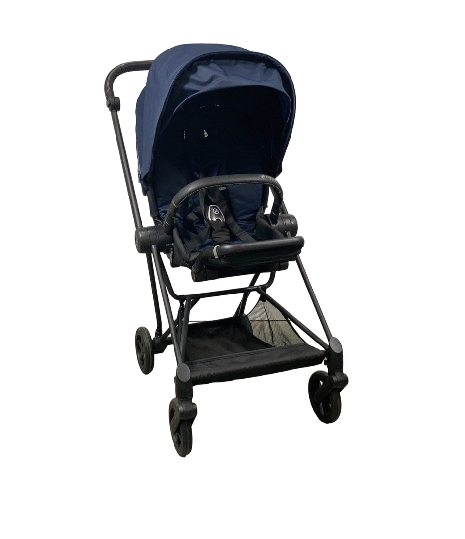 Cybex MIOS Stroller, 2019, Matte Black, Indigo Blue — GoodBuy Gear