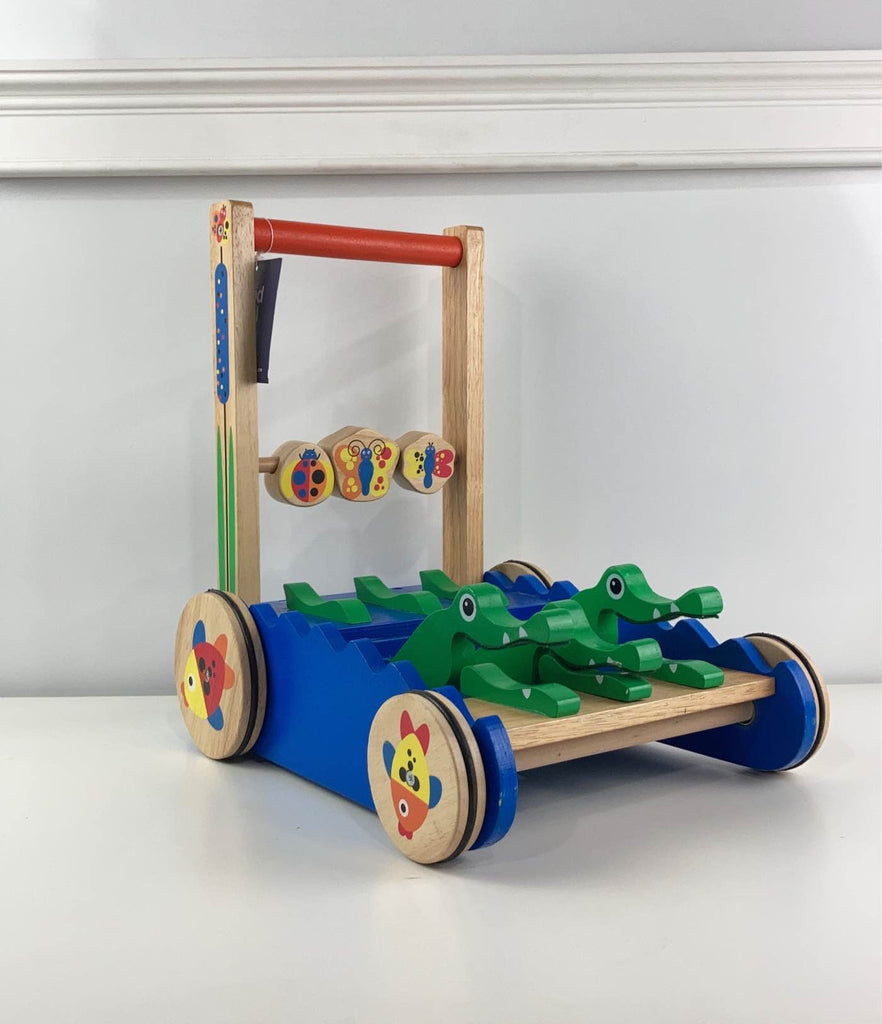 Melissa & Doug Chomp and Clack Alligator Push Toy