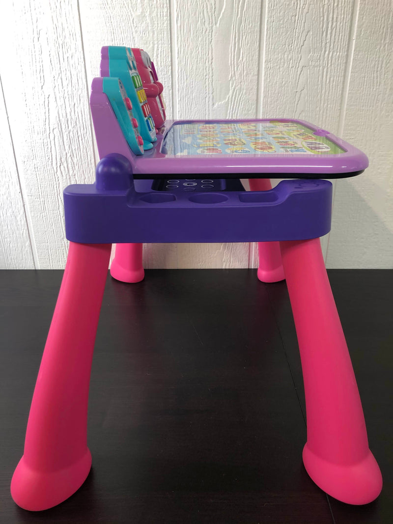 VTech Touch And Learn Activity Desk, Pink and Purple