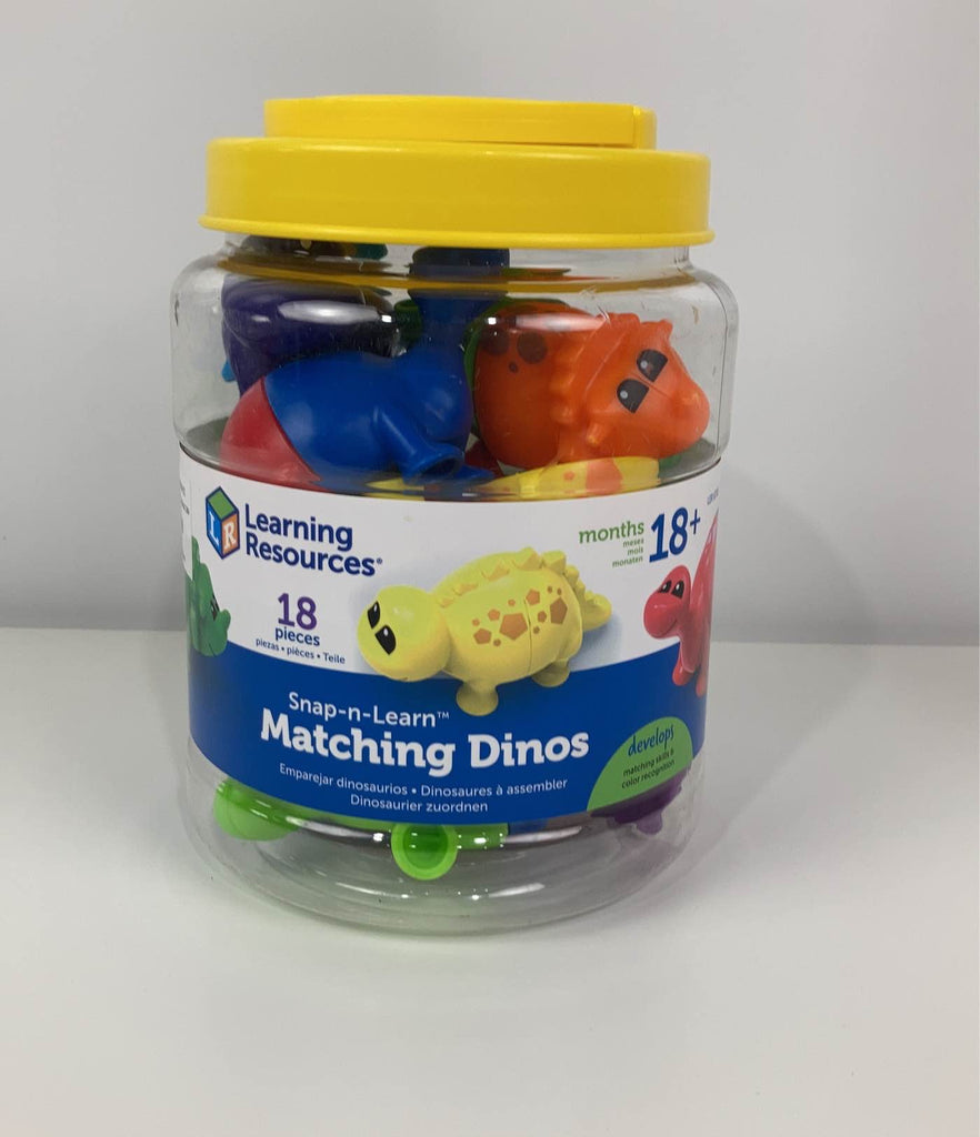 Learning Resources Snap-n-Learn Matching Dinos