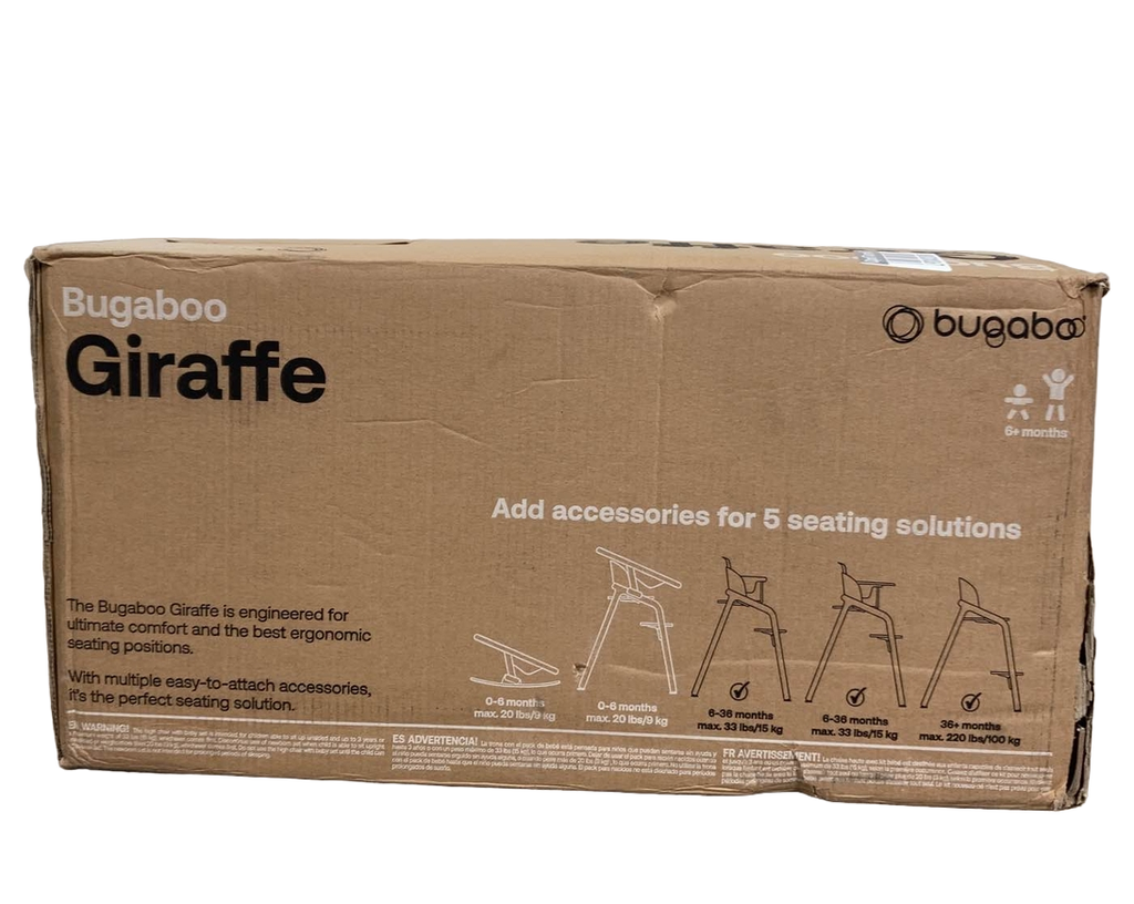 Bugaboo Giraffe High Chair Complete, White